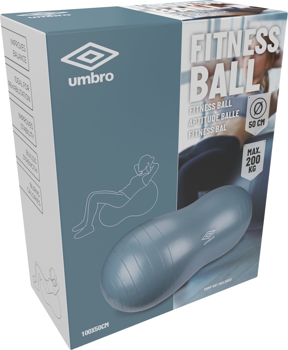 Umbro Fitness Bal - Ø50 CM - Peanut Ball - Zwangerschapsbal - Evenwichtsbal voor... | bol.com