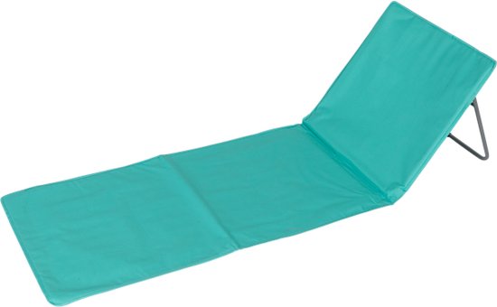 Strandmat met rugsteun - Strandbed - Mat met rugleuning ...
