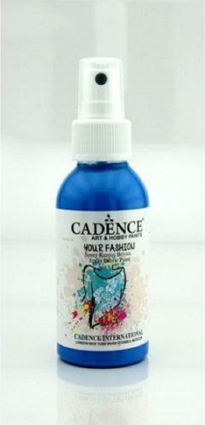 Textielverf - Sea Blue - Cadence Your Fashion Spray - 100 ml | bol.com