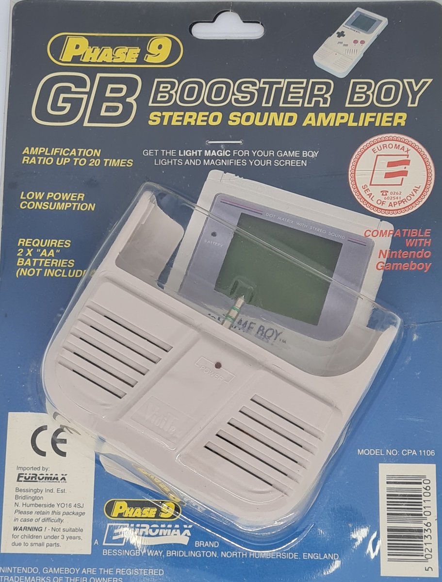 Gameboy Booster Boy Stereo Sound Ampflifier (1989) | bol.com
