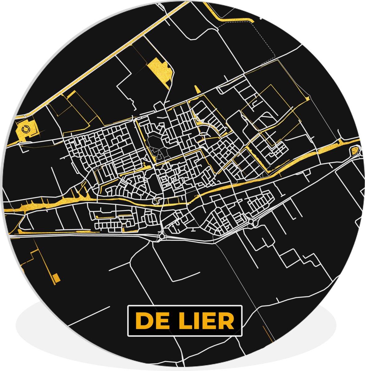 Wall Circle - Wall Circle Indoor - Map - De Lier - Map - City Map - Or ...