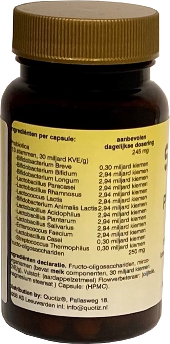 SELVITE Probioticum STERK - 30 Vegacapsules | bol.com