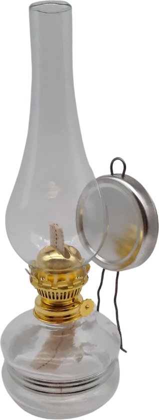 DESIGN Olielamp - met lont - Stormlantaarn - 31 cm - Goud - Decoratie | bol
