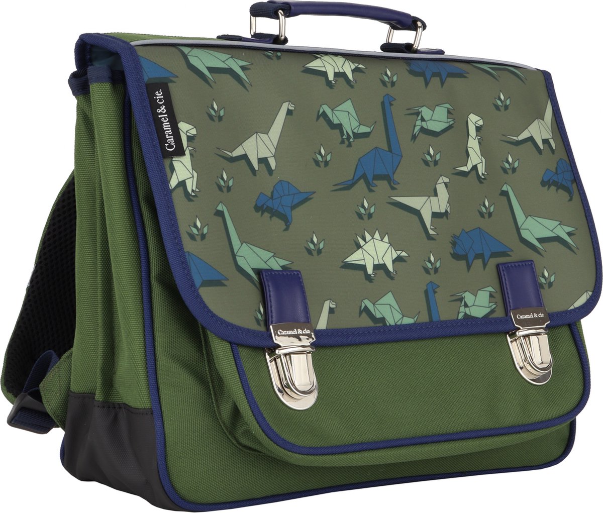Caramel & Cie - Boekentas/Schooltas lagere school Dinogami - Medium ...