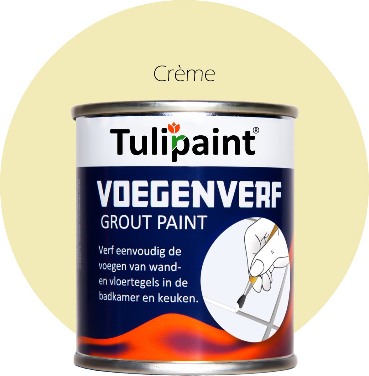 Tulipaint Voegenverf (Crème) - voegen verf - voegen verven schilderen ...