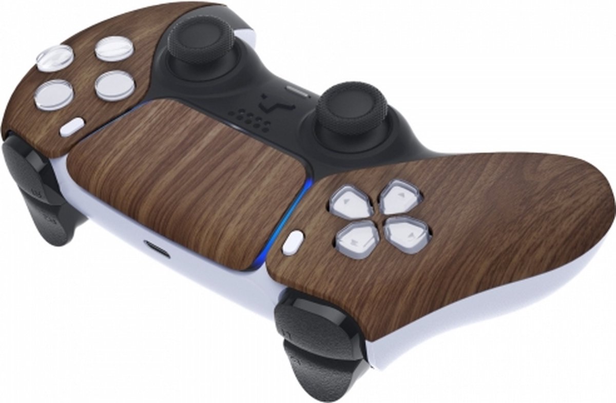 PS5 Draadloze Dualsense Controller – Full Wood Custom | bol.com