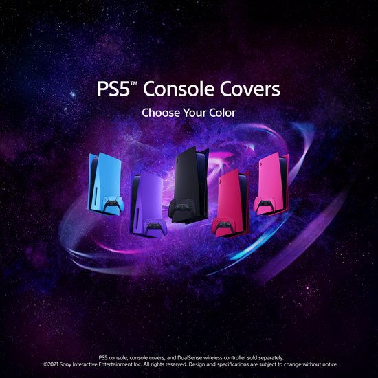 Sony PS5 Cover - Cosmic Red - PS5 Digital Console | bol.com