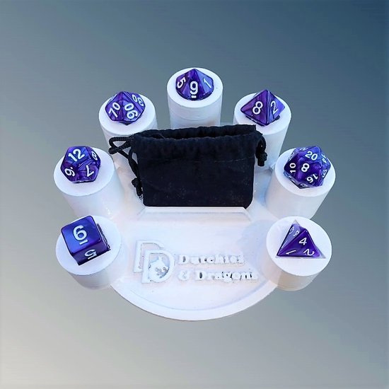 D&D dice set - DnD dobbelstenen set Paars- Dungeons and Dragons ...