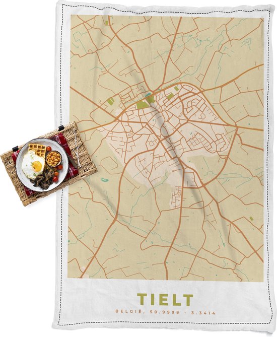 Waterdicht Picknickkleed - Geschikt als Strandlaken / Strandmat - Tielt ...