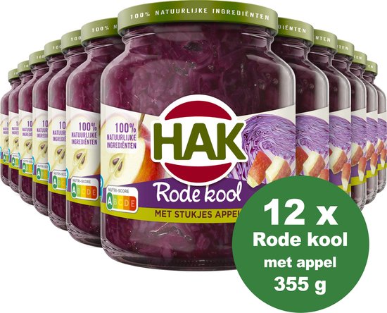 HAK Rode Kool Appel OPP - Tray 12x370 gram - Gemaksgroenten ...