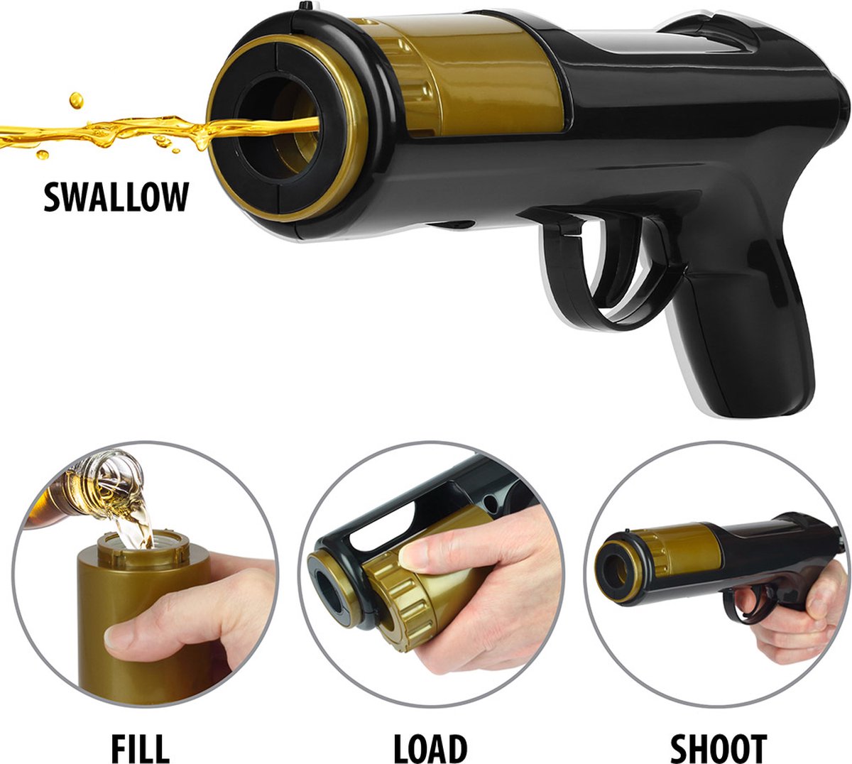 Alchohol Shot Gun - Shot waterpistool - shotgun - drink gun | bol.com