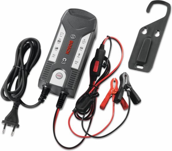 Acculader, voor auto- en motoraccu's, volautomatische intelligente ...