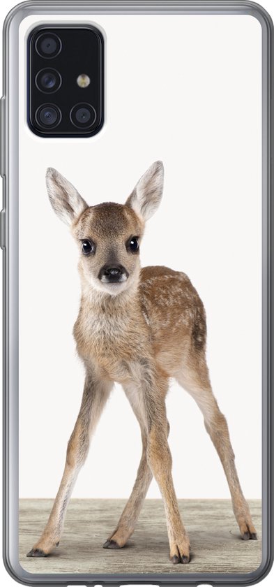 Telefoonhoesje Geschikt voor Samsung Galaxy A52 5G hoesje - Hert - Baby ...