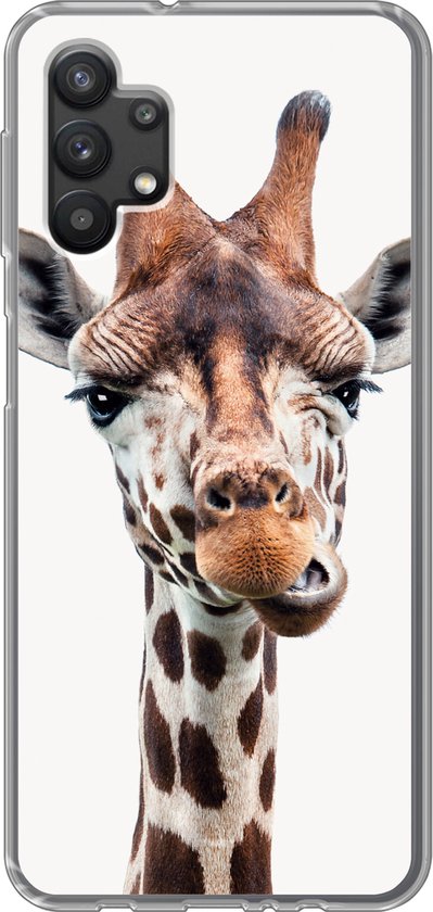 Samsung Galaxy A32 5G hoesje - Jongetjes - Giraffe - Kop - Portret ...