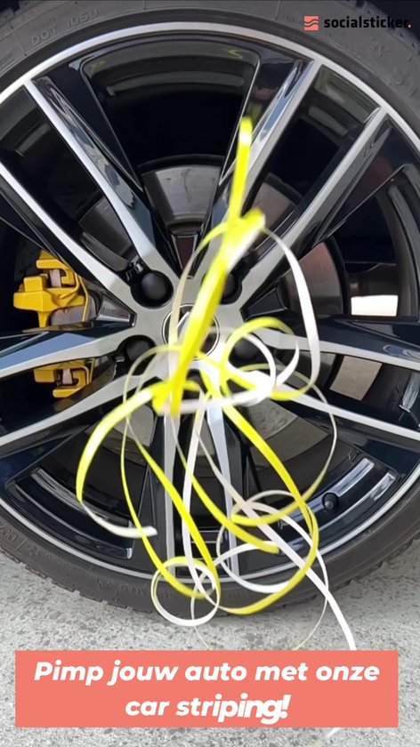 Auto striping tape | Race Stickers | Car Striping | 6 mm breed | Donker ...