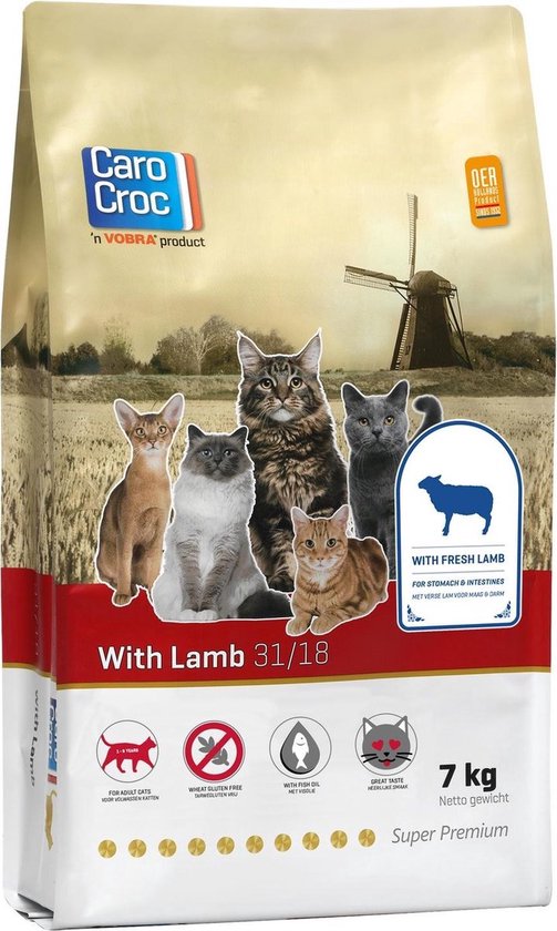 Carocroc Kat Lam - 7 kg met extra Catessy Stick | bol