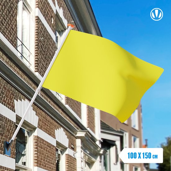 Gele vlag 100x150cm | bol