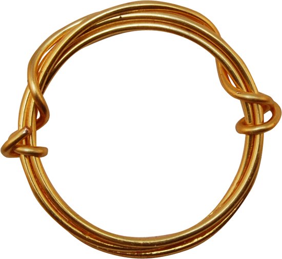 Vaessen Creative Koperdraad - 0,8mmx6m - Goud | bol