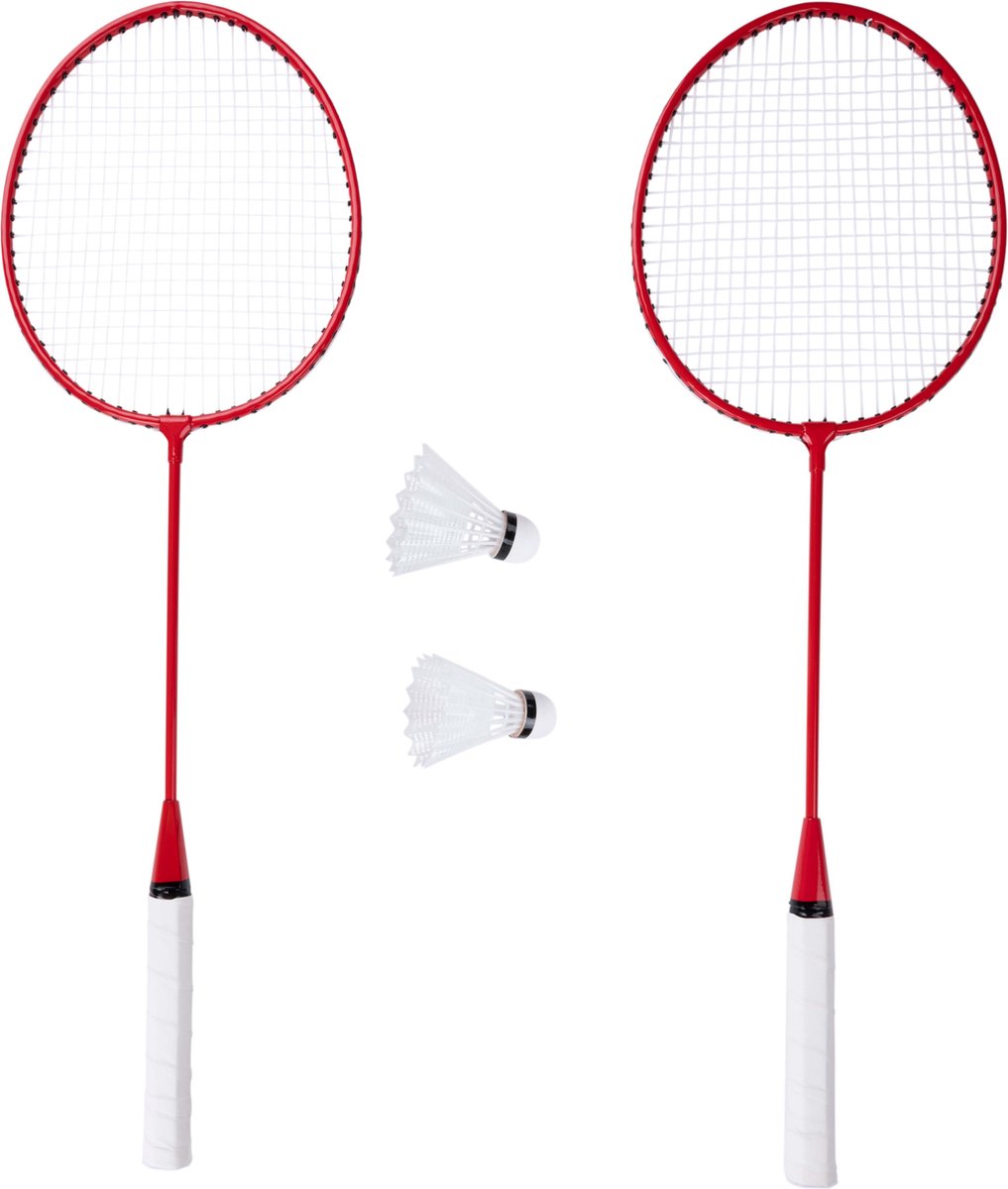 Donnay Badmintonset - 2 Personen - Badmintonrackets - Shuttles ...