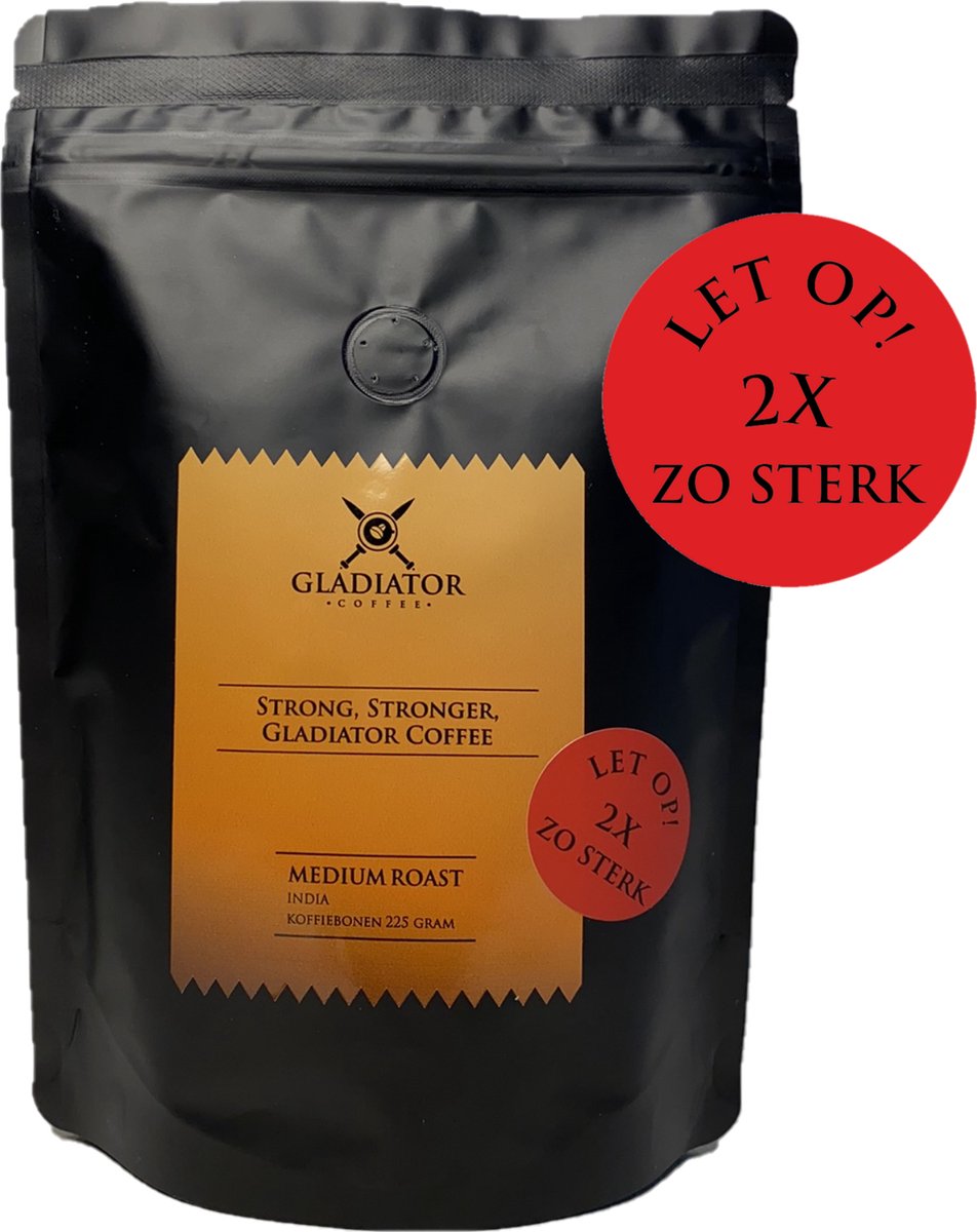Gladiator Coffee | 2x zo sterke koffie | Koffiebonen ...