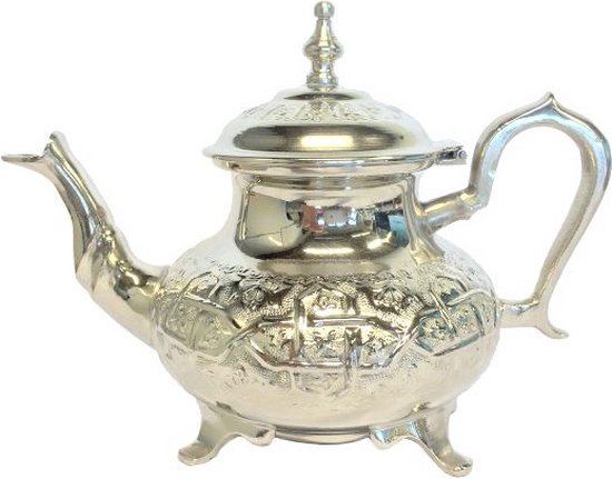 Traditionele Marokkaanse berrad Theepot 900ML met Poten - handgemaakte ...
