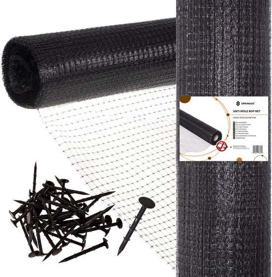 Springos Mollengaas | Mollenbestrijding | Mollennetten | 2x 50 m | 30g ...