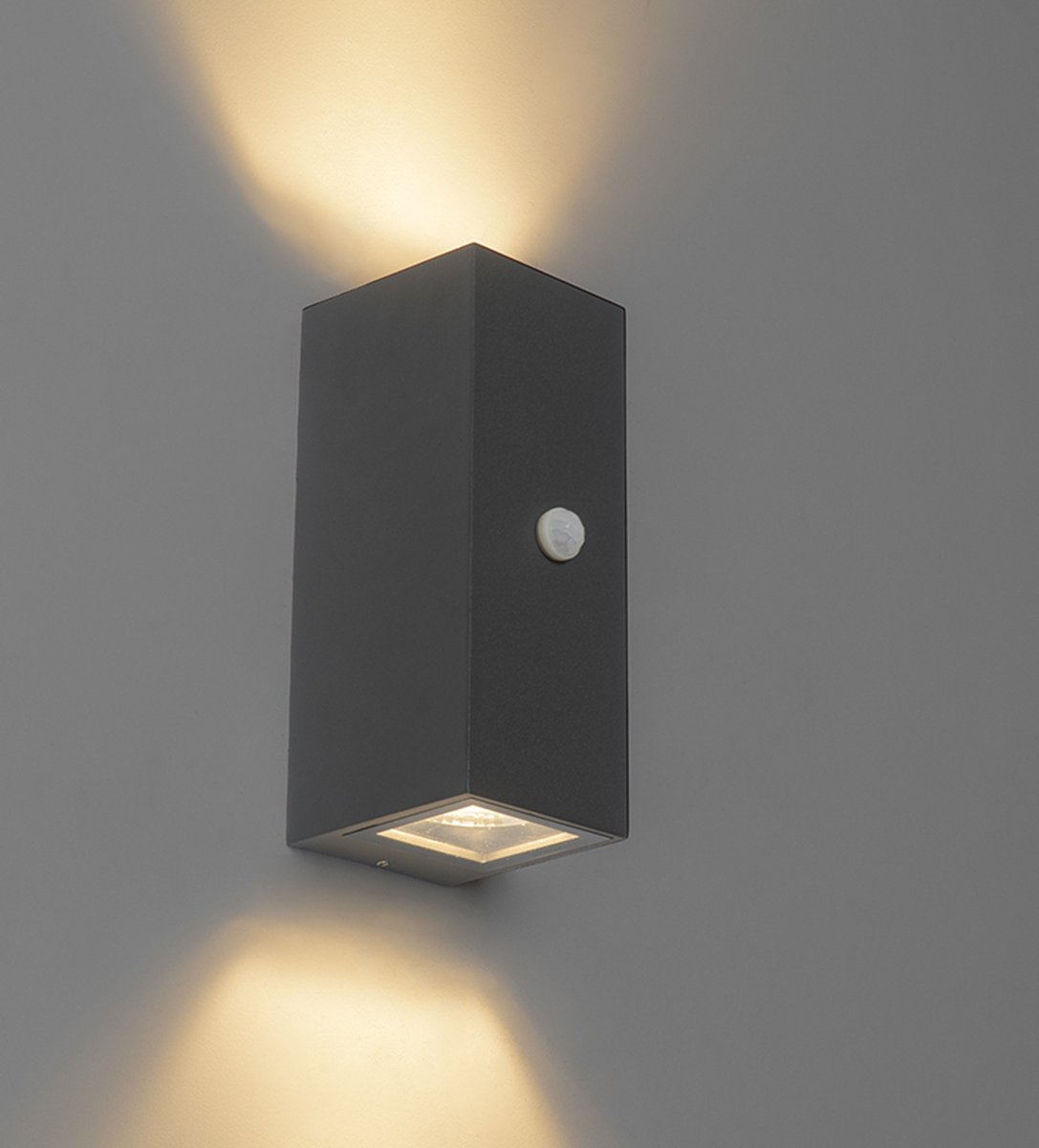 QAZQA baleno - Moderne Wandlamp met Bewegingsmelder | Bewegingssensor ...