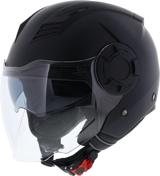 Vito Isola jethelm mat zwart XL - Scooterhelm & Motorhelm | bol