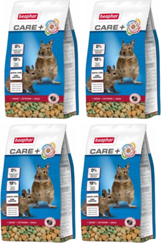 4x Beaphar Care+ Degoe - degoevoer - 700g | bol.com