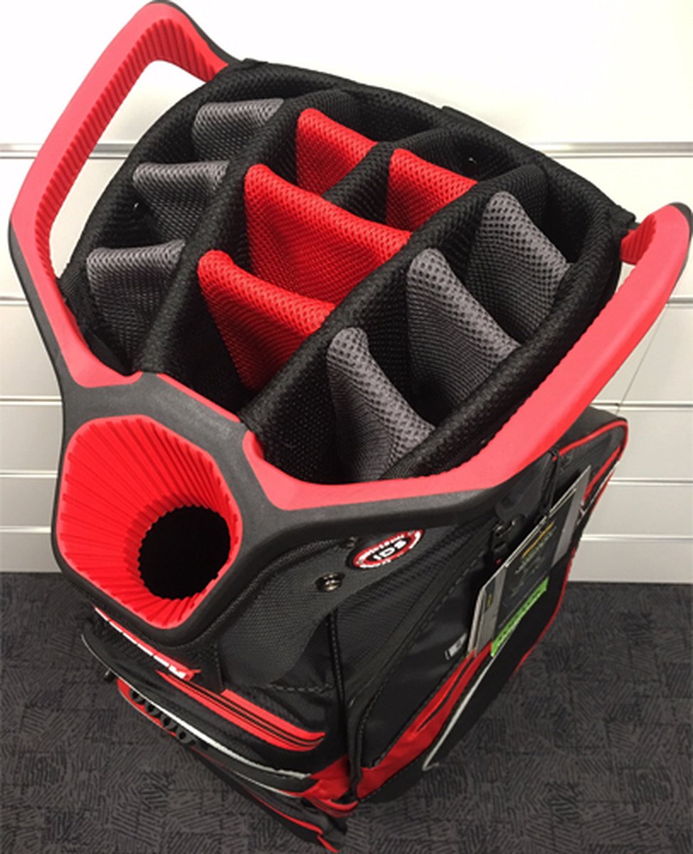 BagBoy Lite-Rider Pro golftas - cartbag met Top-lock (zwart-rood) | bol.com