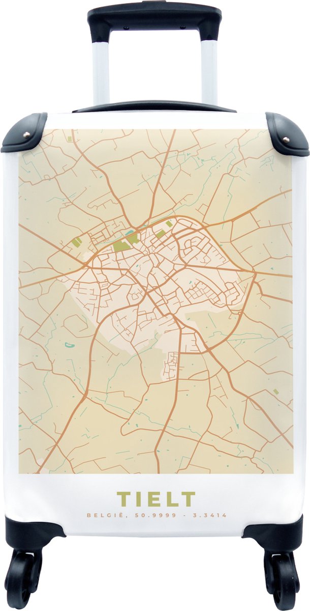Koffer - Tielt - Kaart - Plattegrond - België - Stadskaart - Past ...