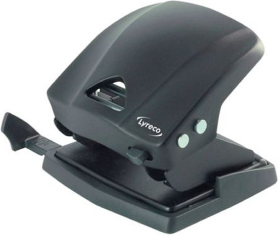 Lyreco Office Perforator 2-Hole 30-Sheet Black | bol