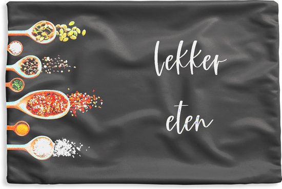 Kussenhoes 50x30 cm - Quotes - Specerijen - Kruiden - Spreuken - Lekker ...