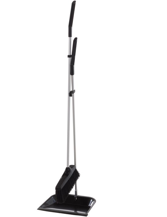 Hoge bezem met blik, 98 cm | bol