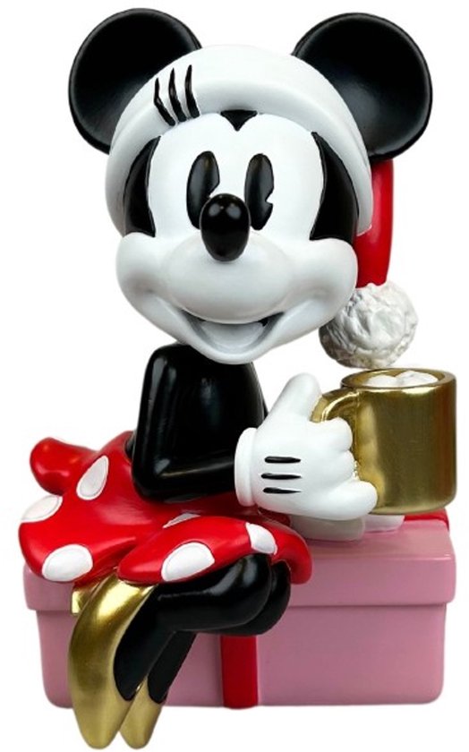 Beeld Disney Home 3D Statue - Minnie Mouse Sitting On Gift | bol