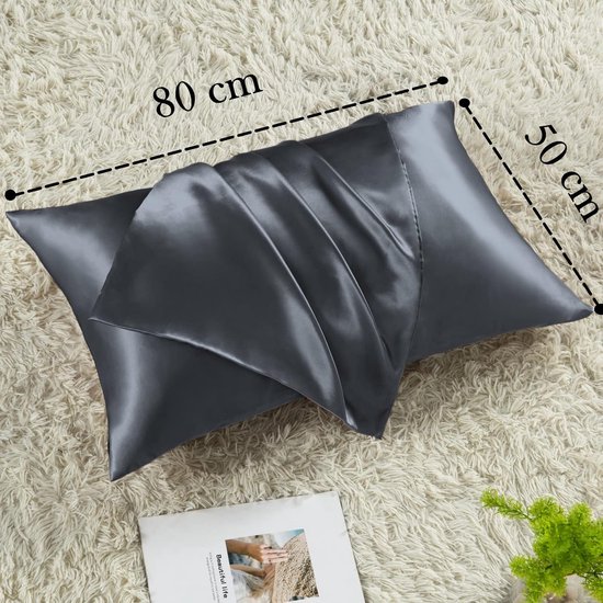 Luxe Satijn Kussensloop - Bescherming voor Haar en Huid - Set van 2 ...