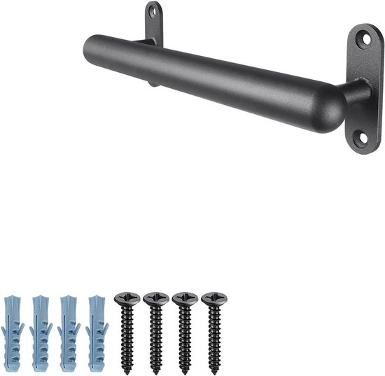 Premium Wandleuning van metaal 41 cm zwart - trapleuning handgreep 3,3 ...