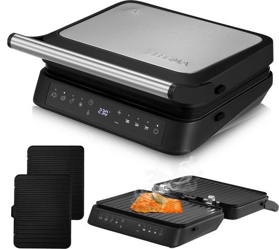 Zeegma Grill Chef 3.0 - Tosti apparaat - Contactgrill - 2000W - Grill ...