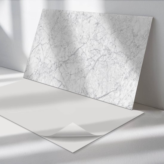 Wallfluent Vinyl Wandpaneel - Marmerpatroon met aderen Zelfklevend ...
