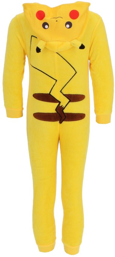Pokemon Onesie - Pikachu - Maat 110/116 - Polyester - Geel - Jongens | bol
