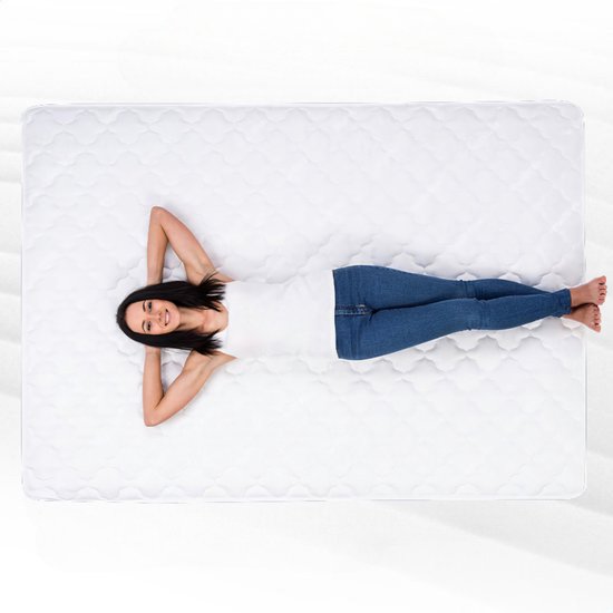 Maan matras Topper - Topdekmatras met afritsbare hoes - 140x200 cm | bol