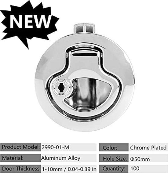 Zinc Alloy Hatch Latch, Durable Hatch Latch Anti-corrosion RV Closure ...
