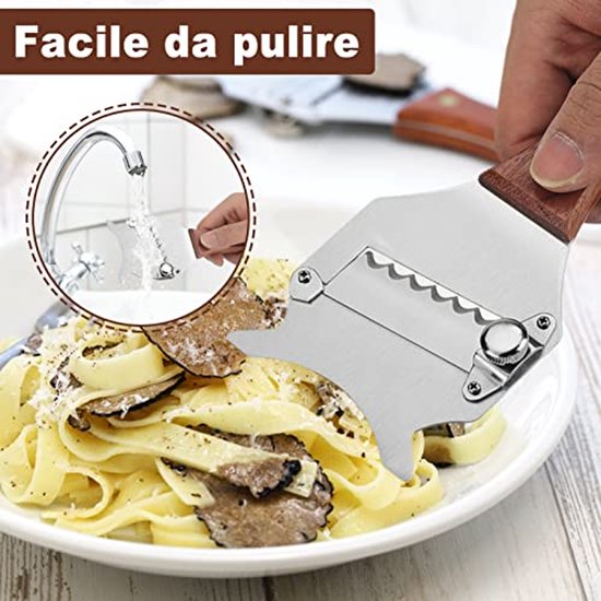 Stainless Steel Dessert Knife with Wavy Knife,Cheese Roller, Truffle ...