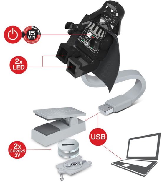 LEGO SW BOOK LIGHT - DARTH VADER | bol