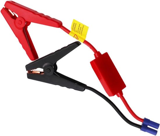 Noodsnoerclip voor stroomdraad, autoaccu en EC5-jumper met ...