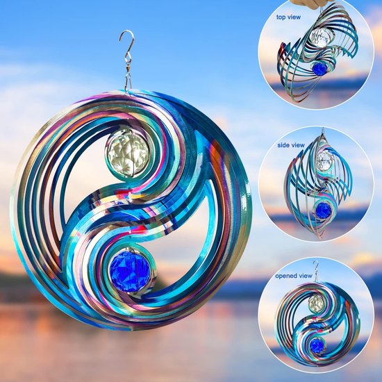 Windspinner - Windgong - Windvanger - Tuin Decoratie - 3D Draaibare ...