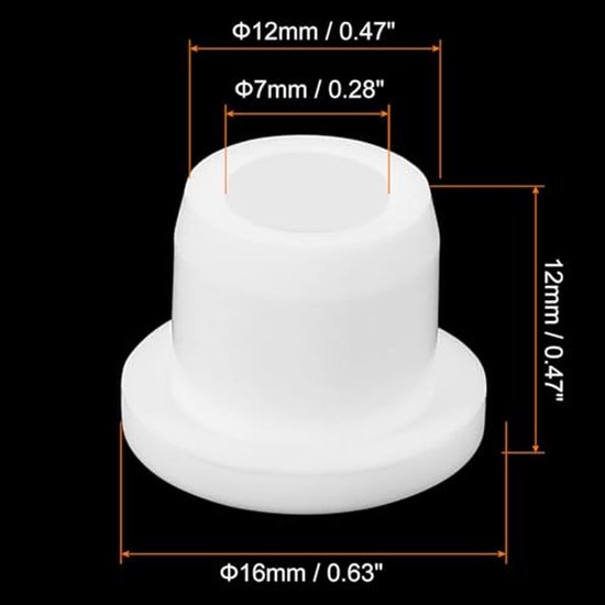 9pcs Silicone Hole Plugs, 12mm Diameter Hole Toppers, Soft Flexible ...