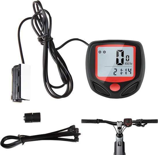 Solacis Kilometerteller fiets - Fietscomputer - KM teller fiets ...