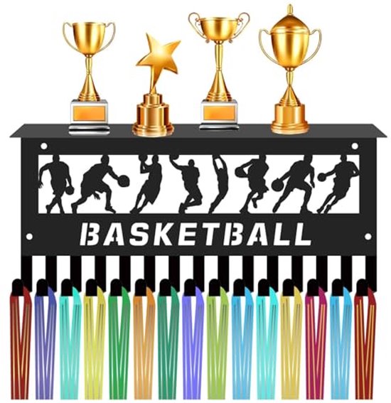 Basketbal Medaille Hanger voor Sport Medailles met Trofee Plank ...