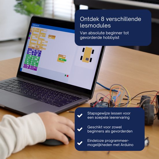 SyncGear Robot Arduino Kit - Bouwpakket - Programmeren - Vanaf 10 jaar ...